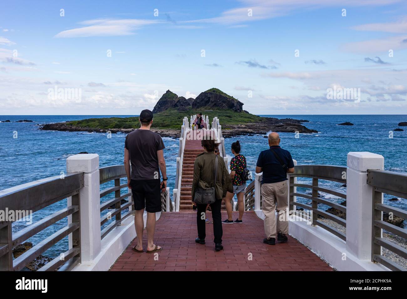 Sanxiantai Arch Bridge, Taidong County, East Taiwan Coast Stock Photo ...