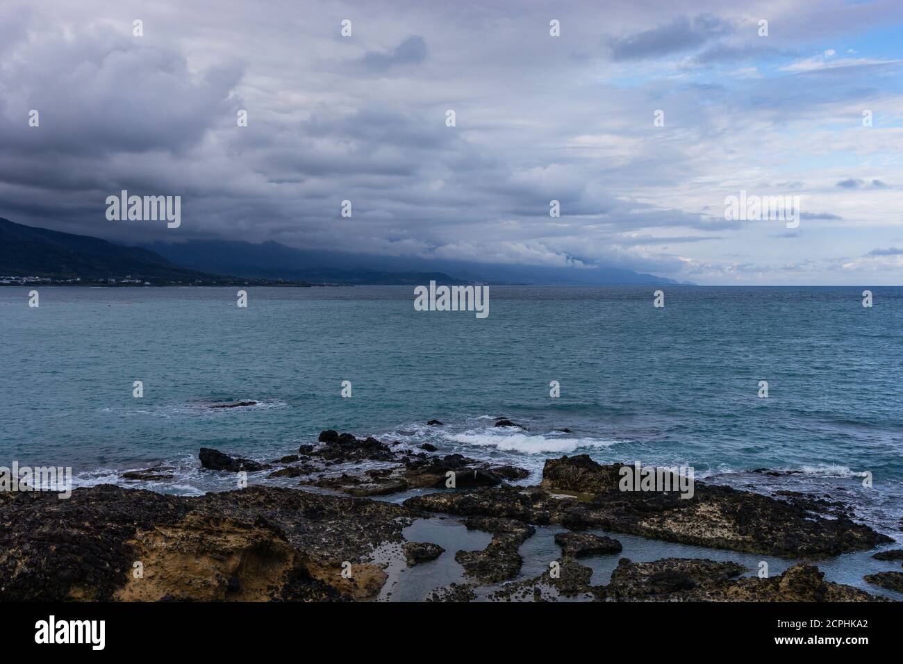 Sanxiantai Arch Bridge, Taidong County, East Taiwan Coast Stock Photo ...