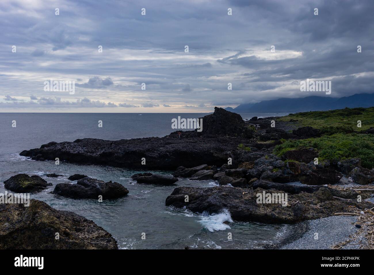 Sanxiantai Arch Bridge, Taidong County, East Taiwan Coast Stock Photo ...