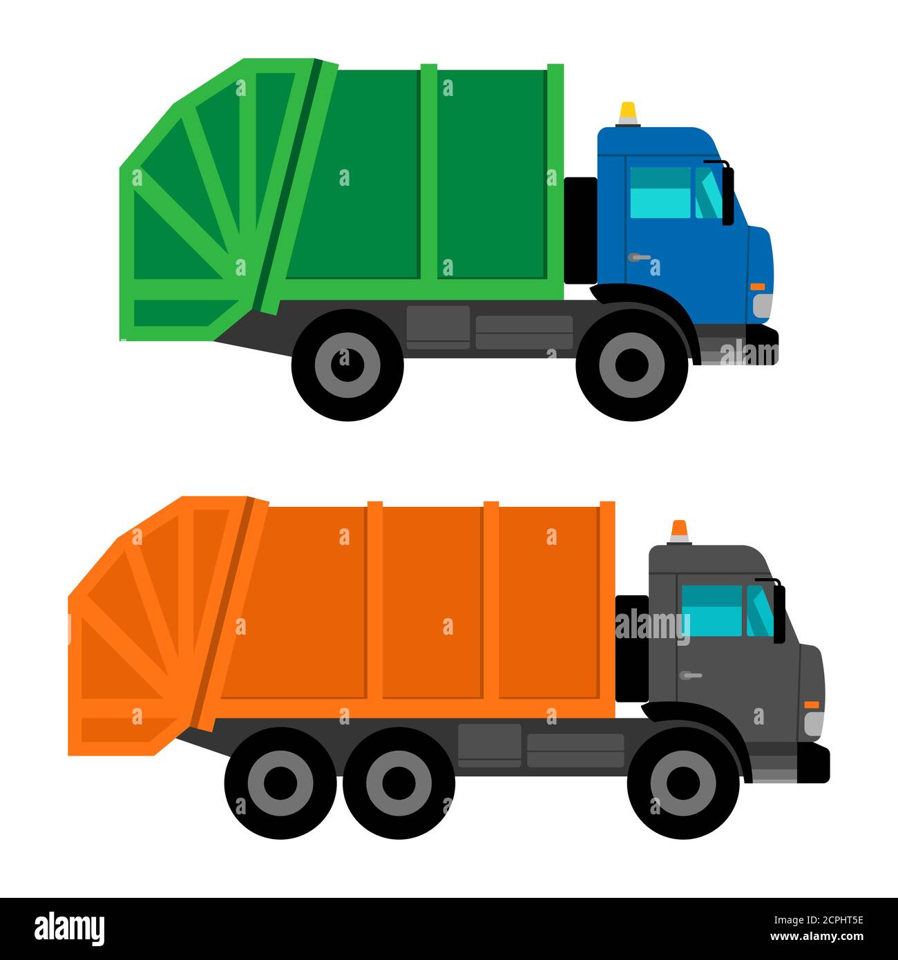 Garbage Truck Vector Art