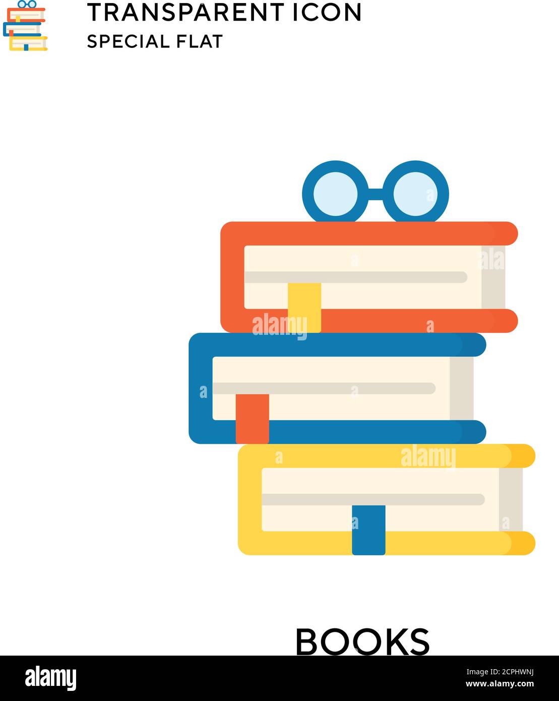 Books collection mock up Stock Vector Images - Alamy
