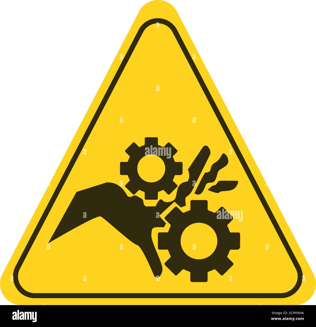 Attention hand injury possible yellow element. Watch your hands and ...