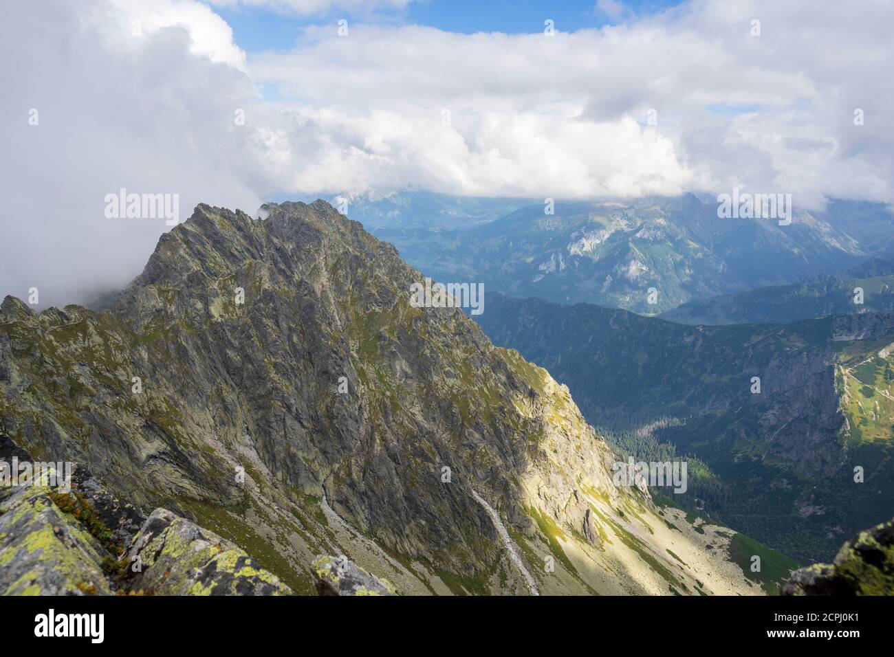Orla Perc high mountain trail in the Tatras. Poland Stock Photo - Alamy