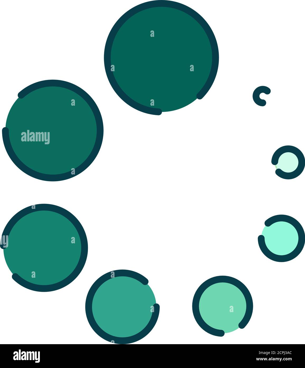 Download color line icon. Loading sign. Vector illustration for web ...