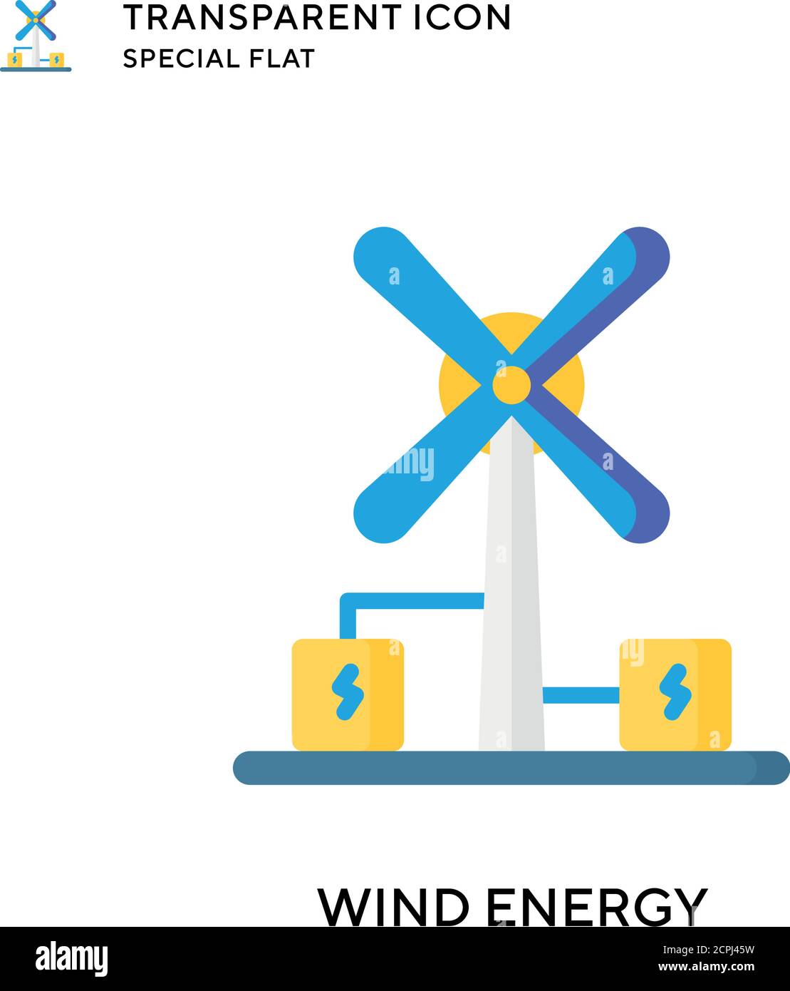 Offshore wind turbine vector vectors hi-res stock photography and ...