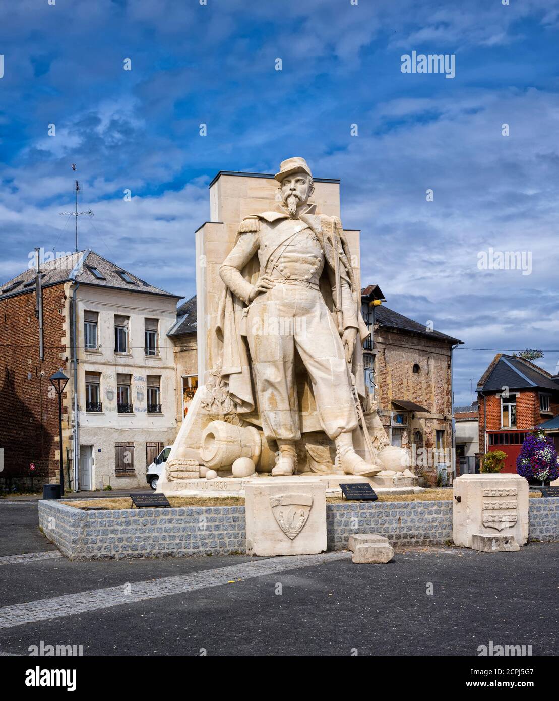 Napoleon III monument in La Fère Stock Photo - Alamy