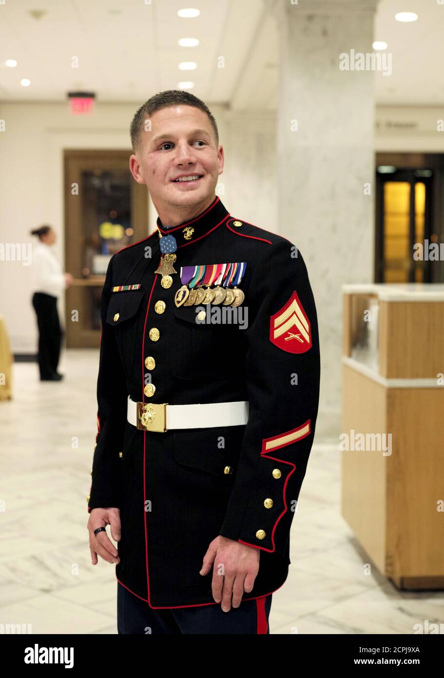 Marine cpl kyle carpenter hi-res stock photography and images - Alamy