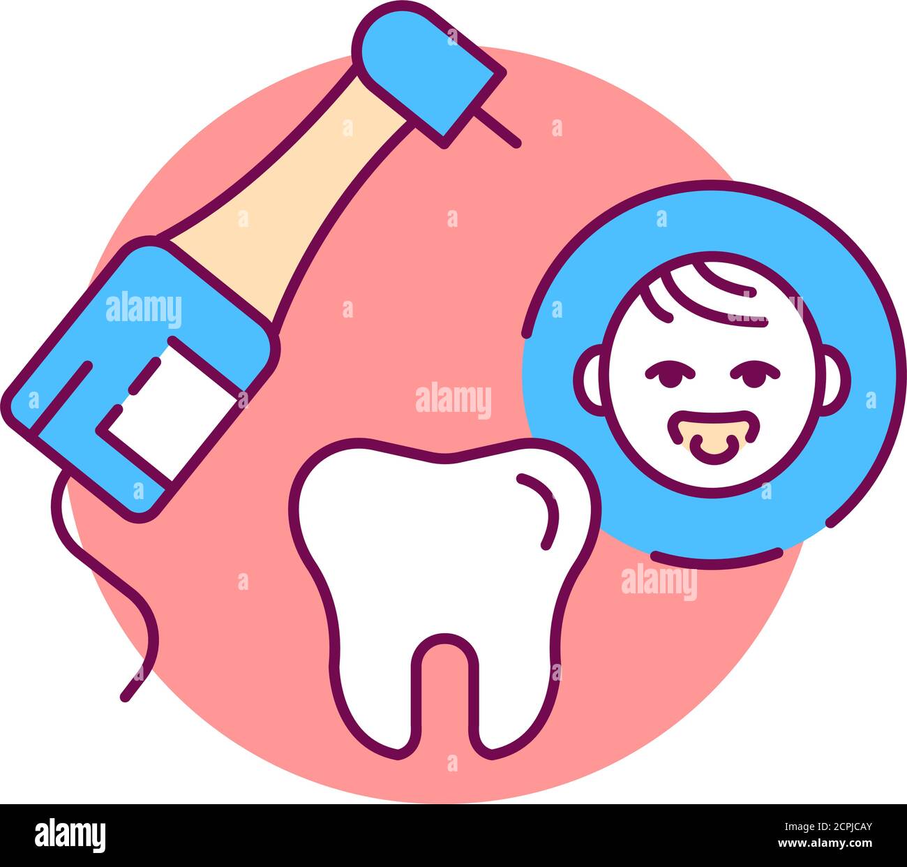 Dental check up child Cut Out Stock Images & Pictures - Alamy