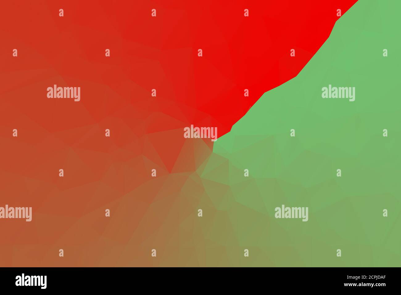 Soft Red & Green Abstract Low Poly Geometric Gradient Polygonal ...