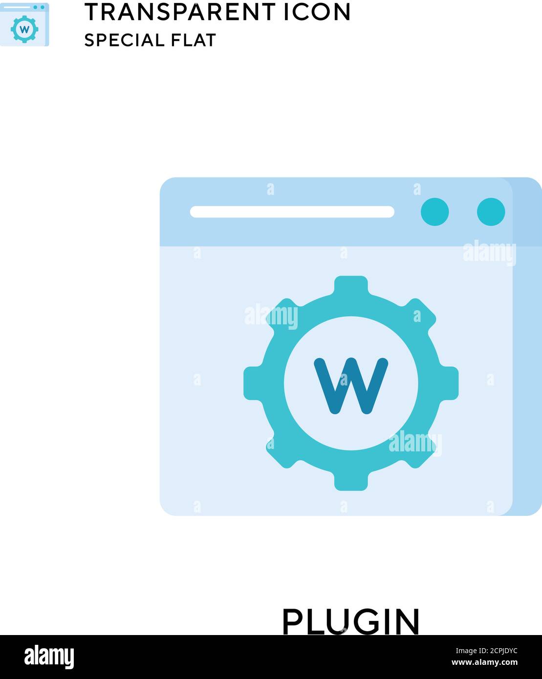 Plugin vector icon. Flat style illustration. EPS 10 vector Stock Vector ...