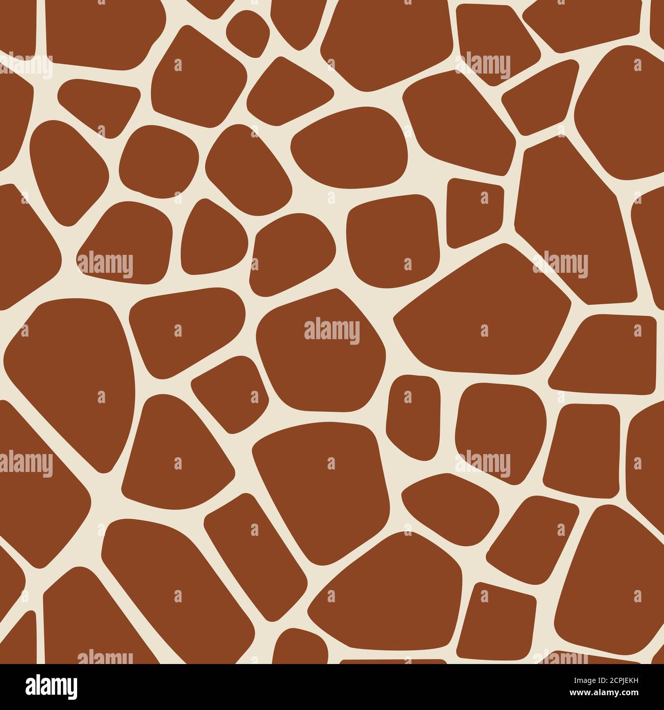 Animal pattern giraffe seamless background with spots. Vector skin ...