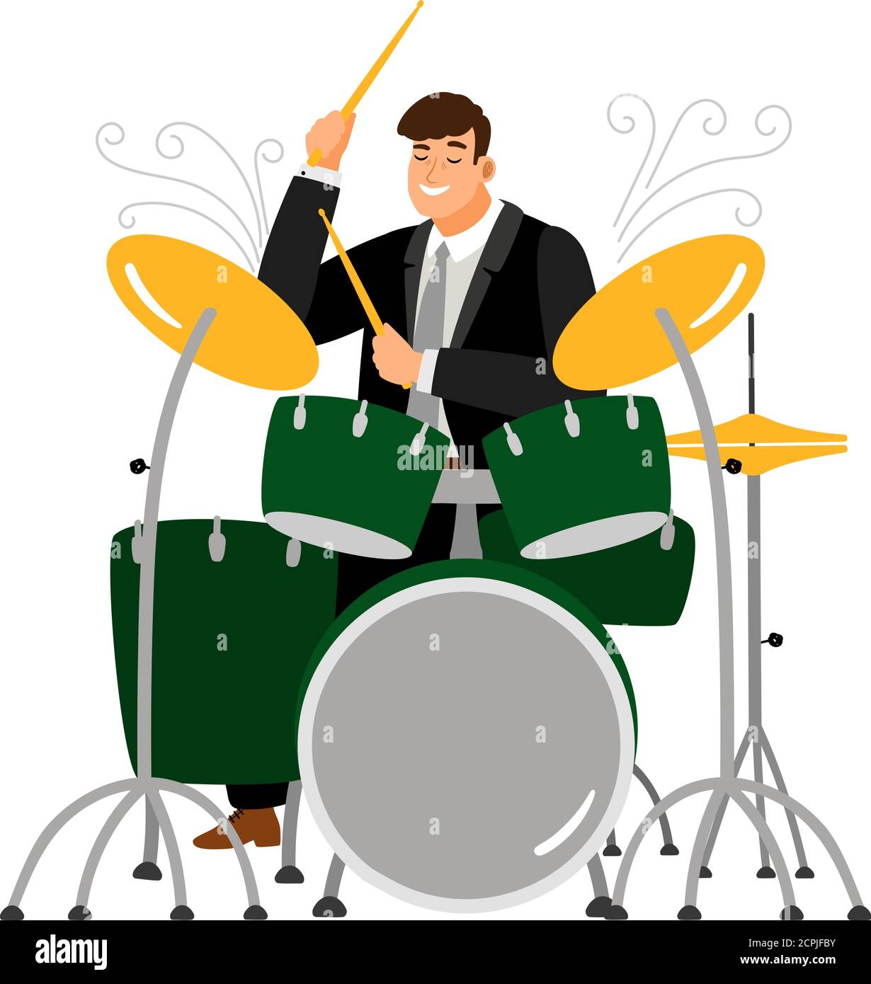Drummer boy cartoon hi-res stock photography and images - Alamy