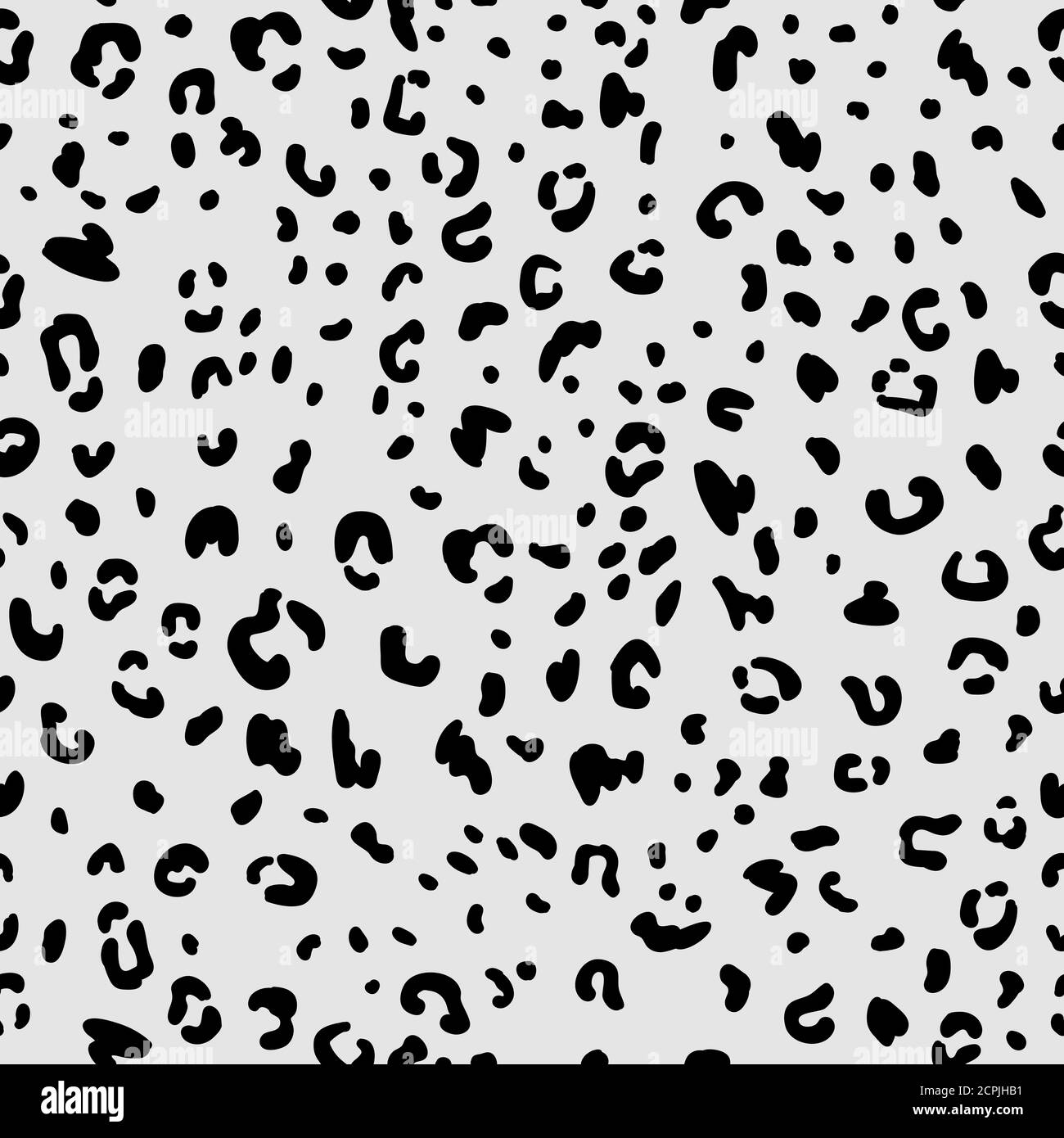 Animal pattern snow leopard seamless background with spots. Animal ...