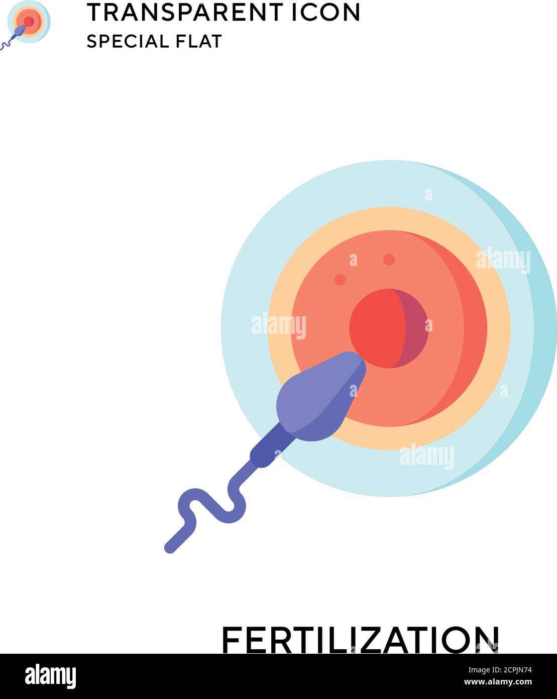 Fertilization vector icon. Flat style illustration. EPS 10 vector Stock ...