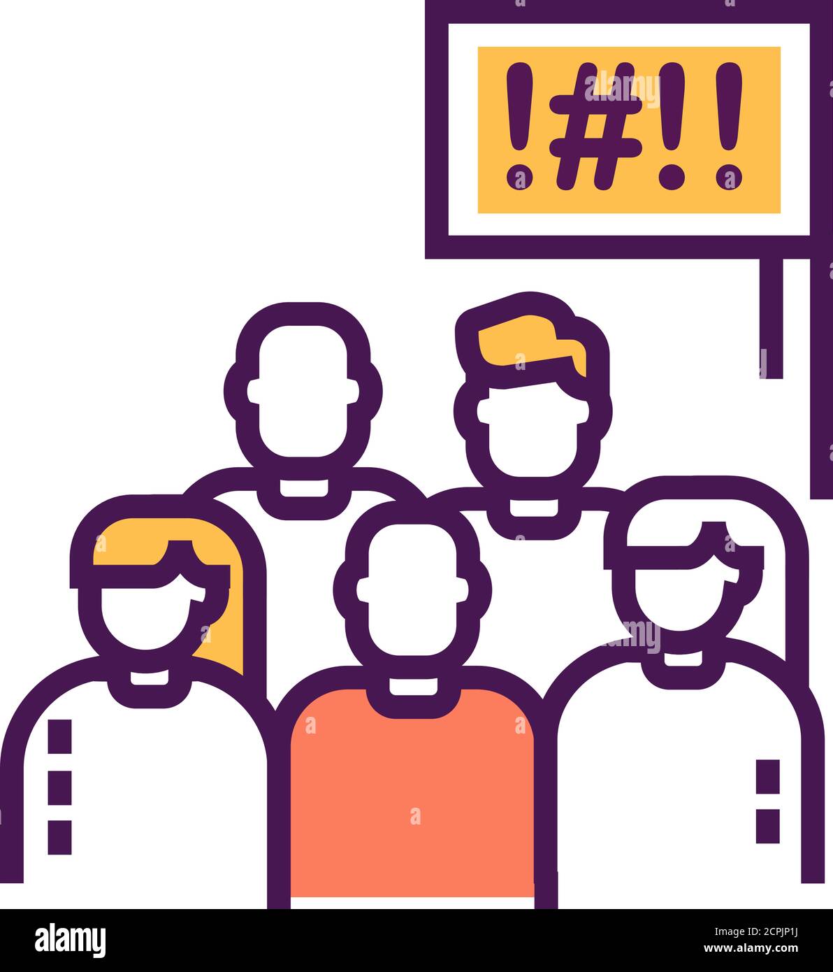 Civil resistance campaign Stock Vector Images - Alamy