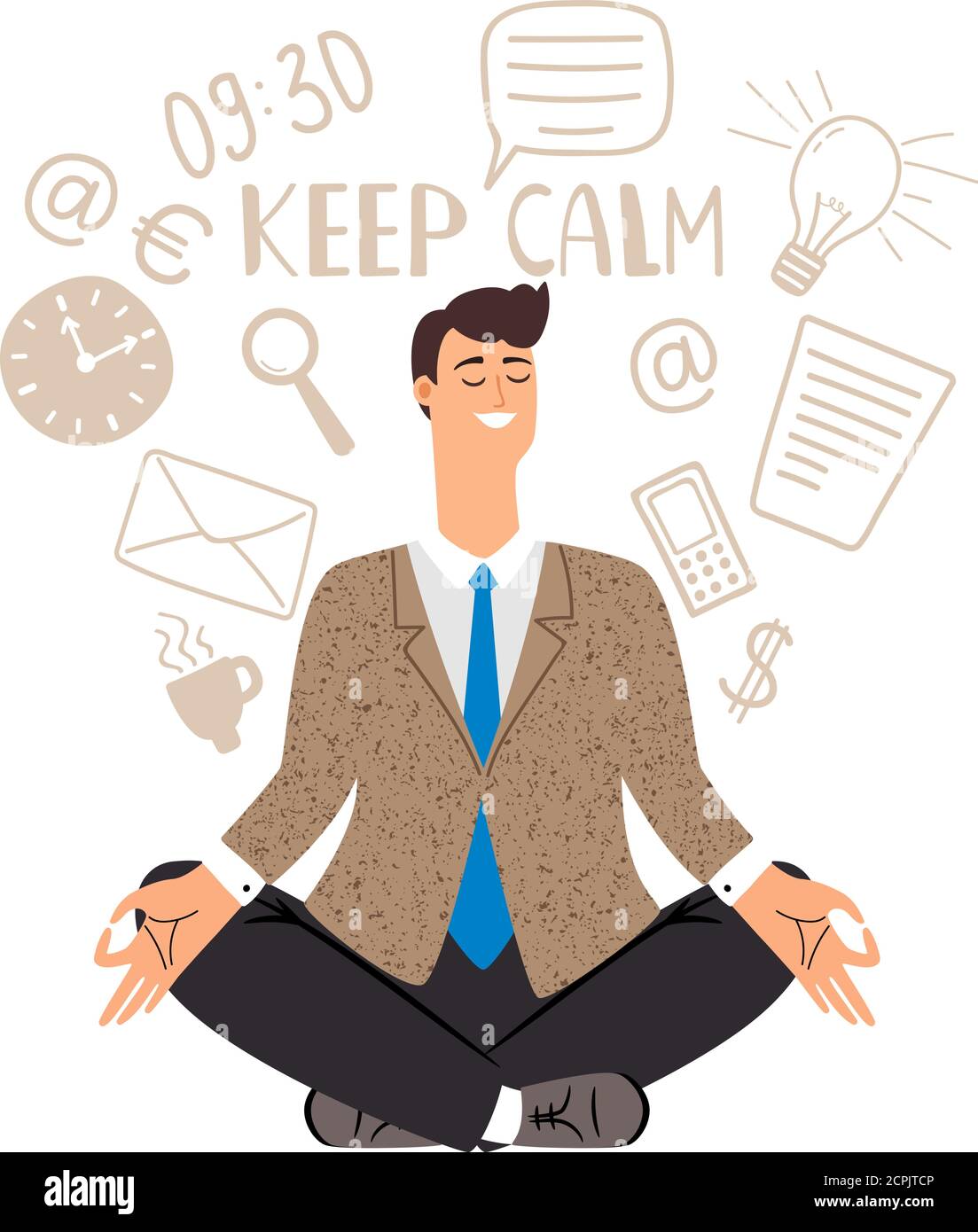 Calm Person Clipart