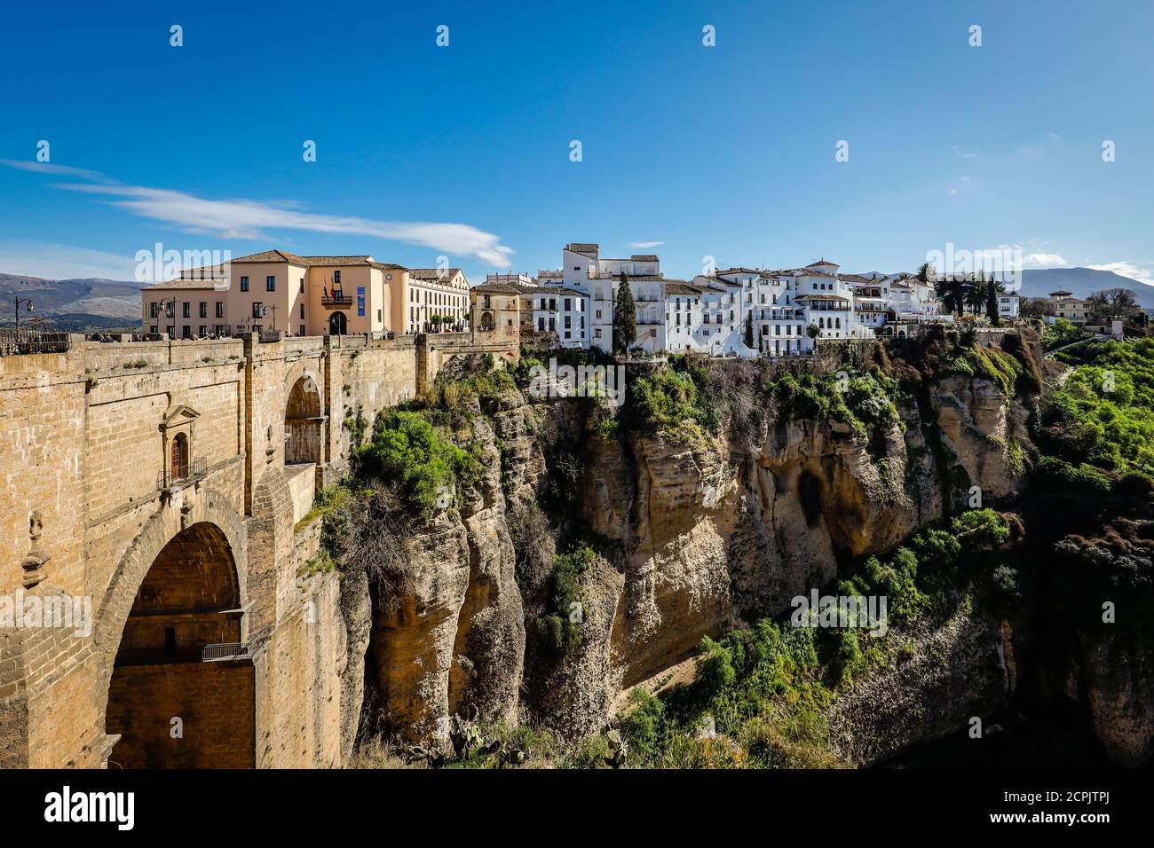 Mountain village of Ronda, Andalusia, Spain Stock Photo - Alamy