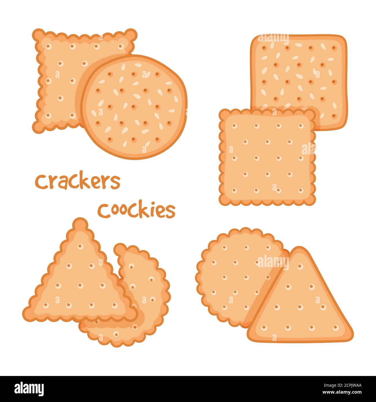 Tasty crunch Stock Vector Images - Alamy
