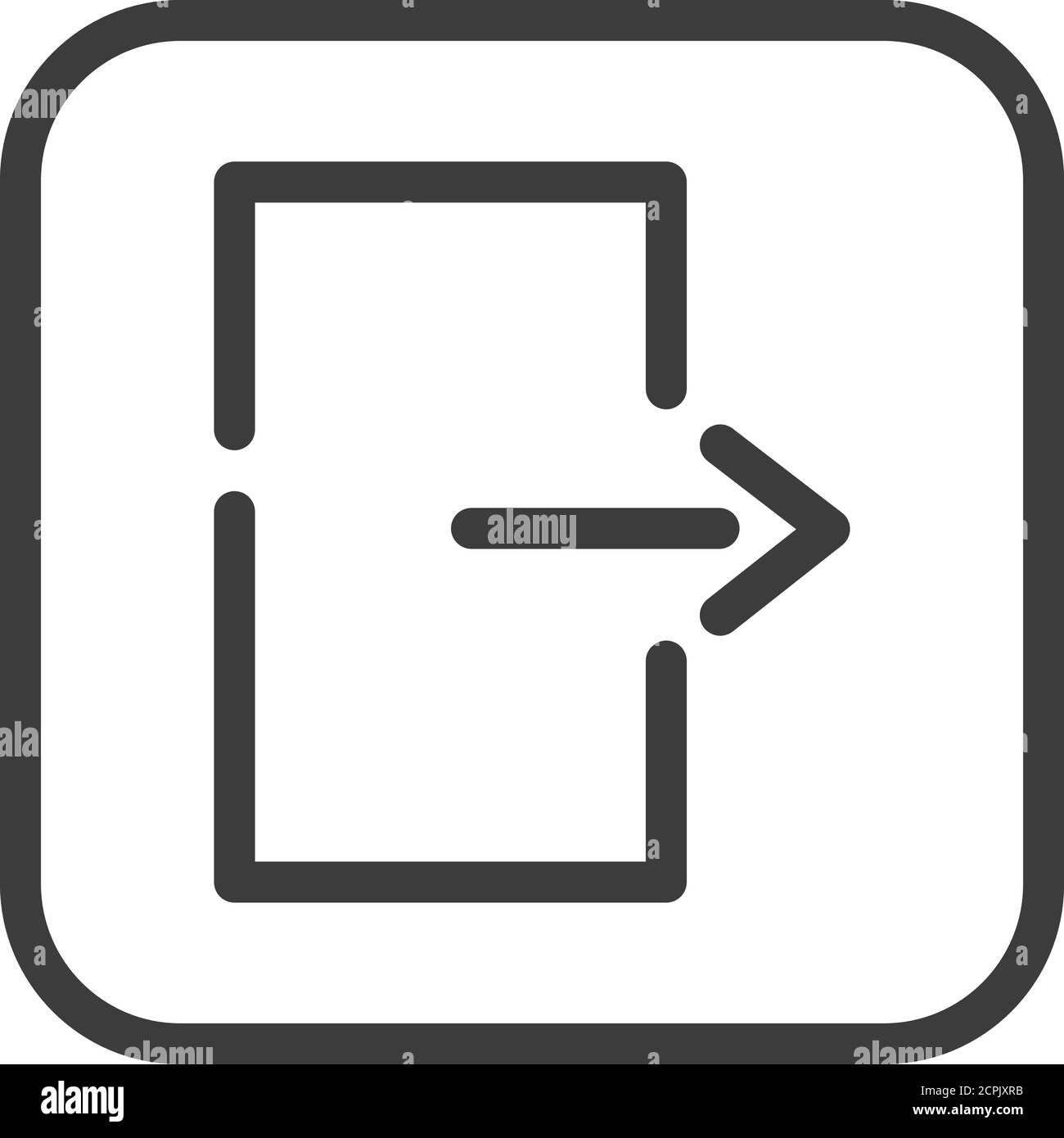 Emergency exit black line icon. Public navigation. Pictogram for web ...
