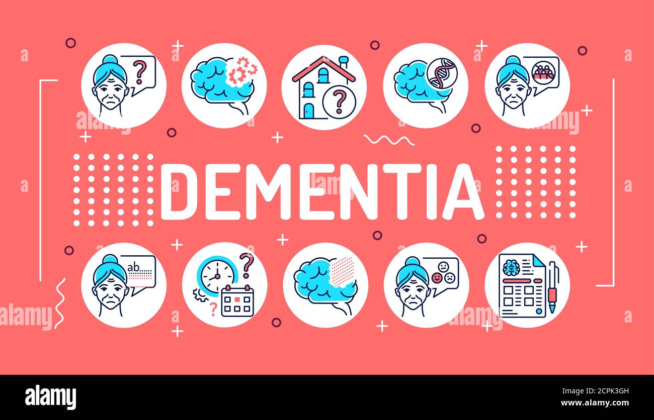 Alzheimer's dementia typography lettering hi-res stock photography and ...