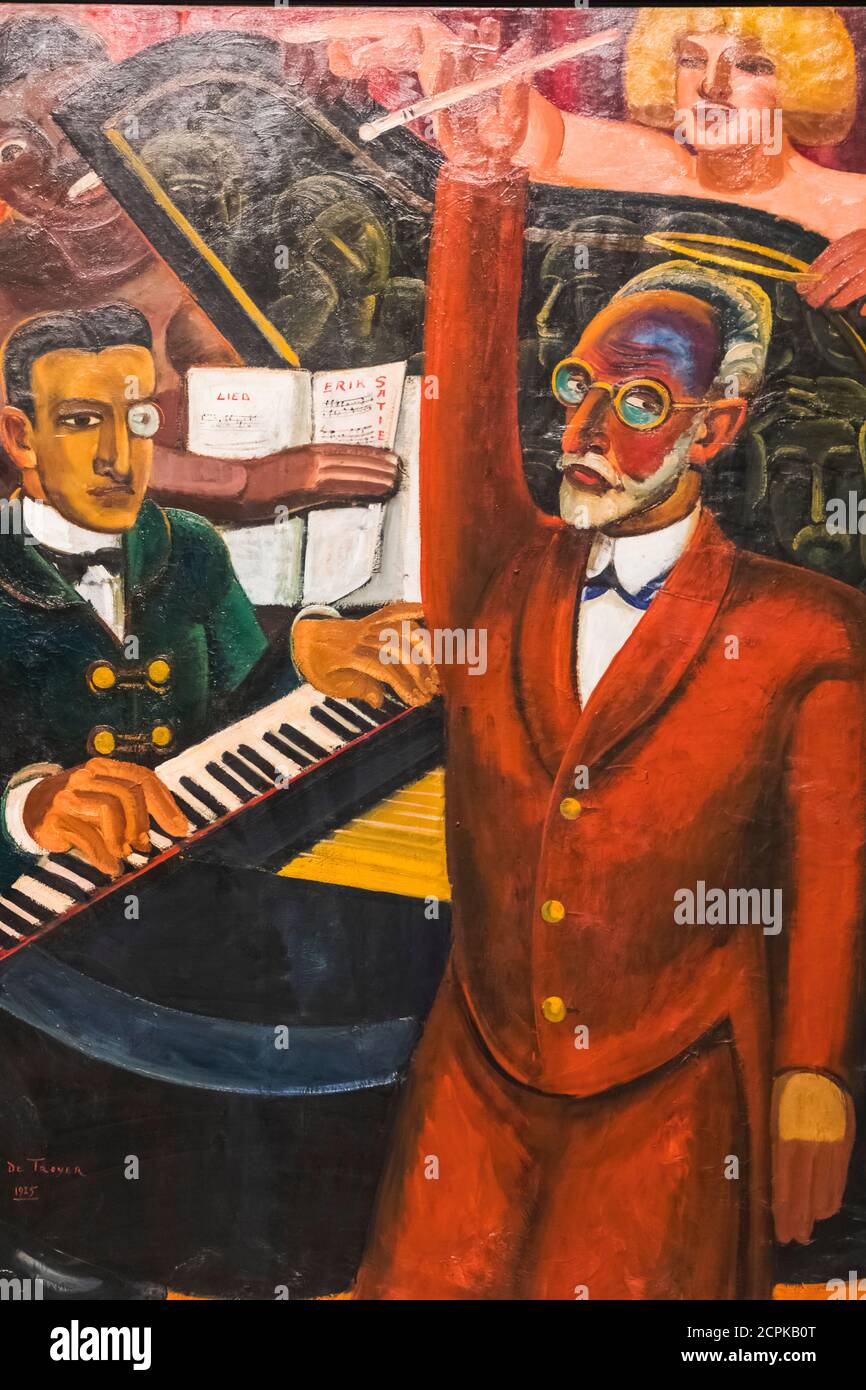 Painting of Erik Satie titled The Prelude (Le prelude) by Prosper de ...