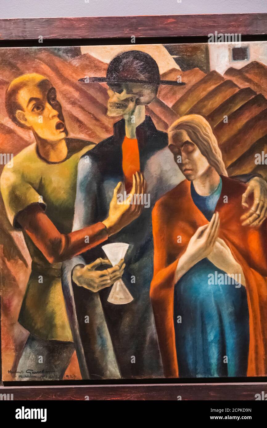 Painting titled 'Triumph of Death' (Triumph des Todes) by Herbert ...