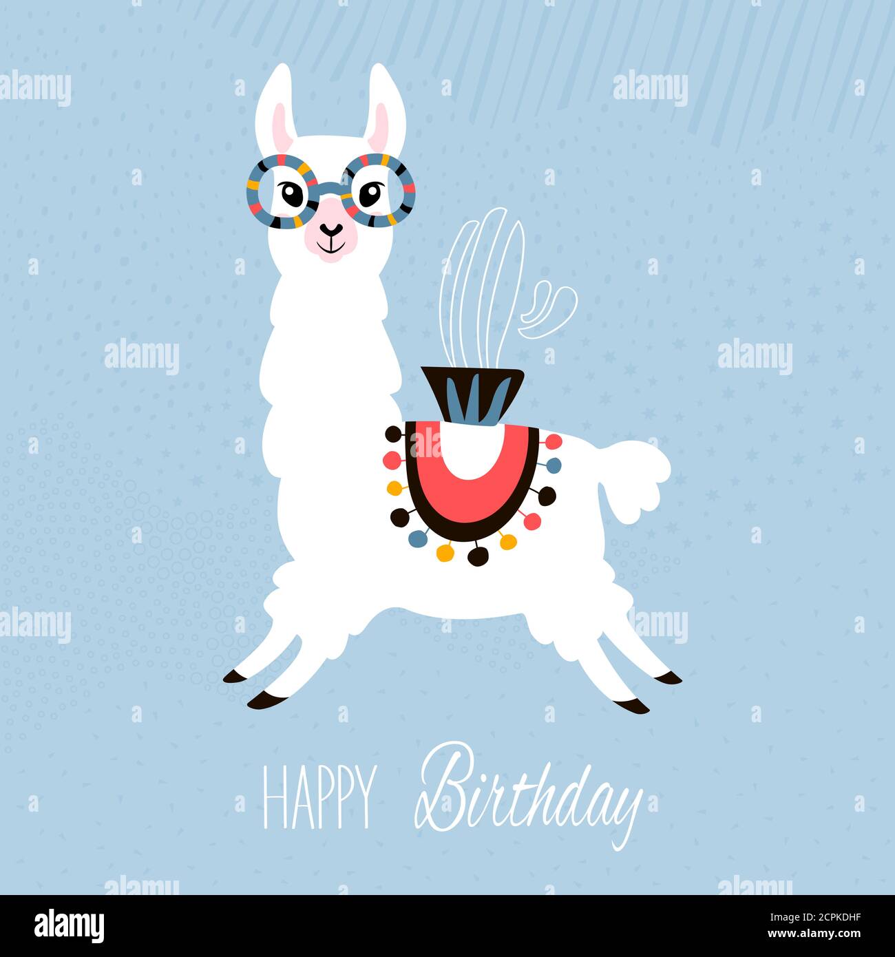 Happy Birthday Cute Llama