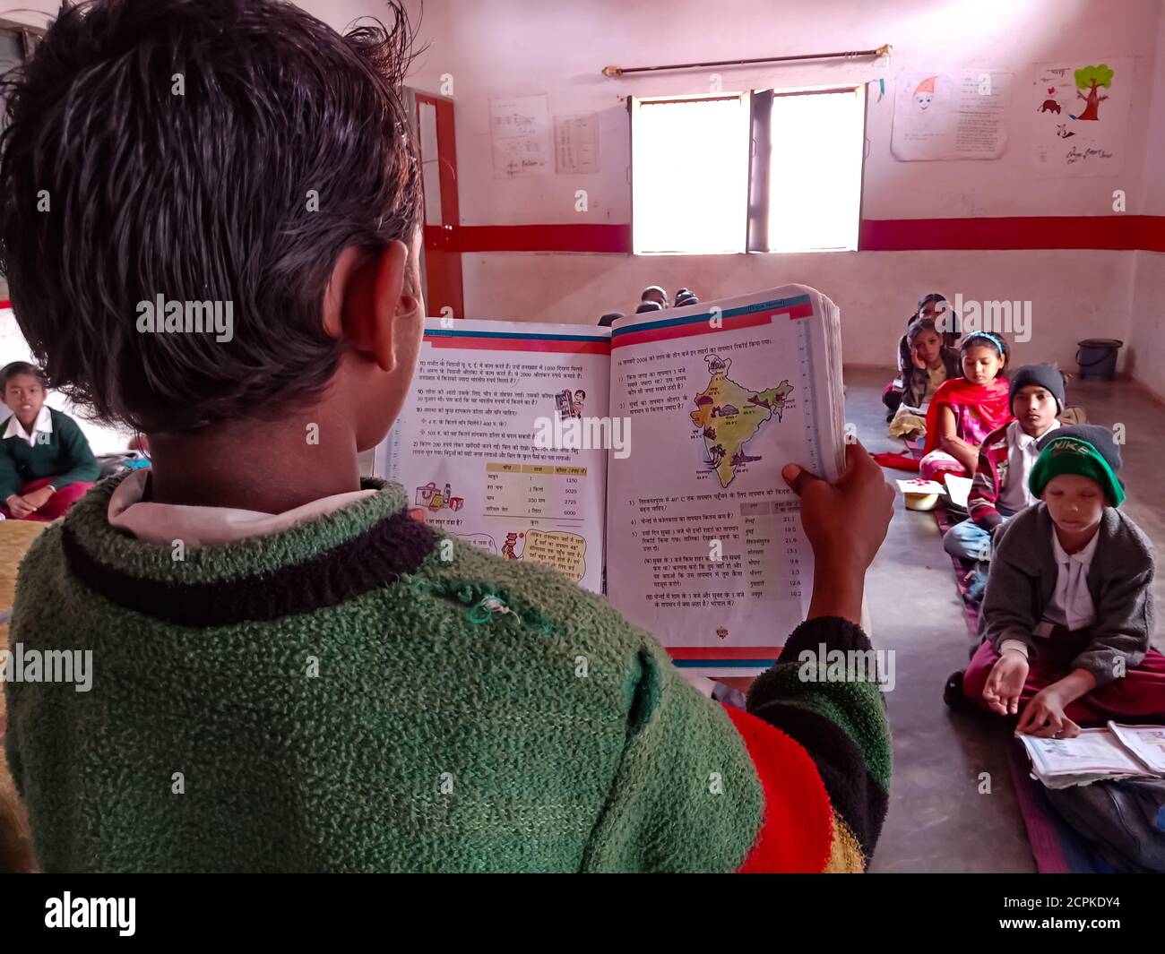 DISTRICT KATNI, INDIA - JANUARY 21, 2020: Indian government school male ...