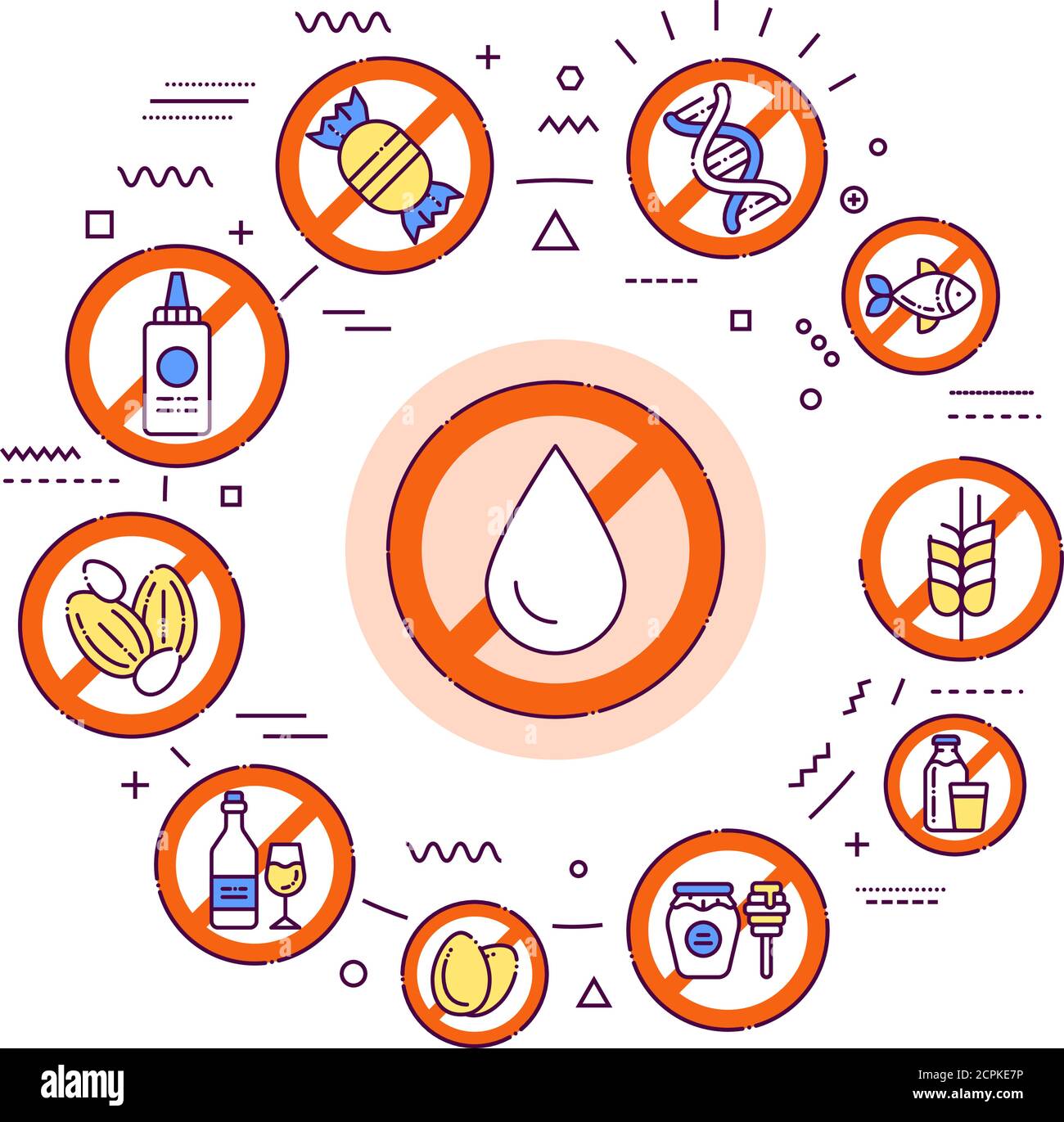Food poisoning drawing Stock Vector Images - Alamy