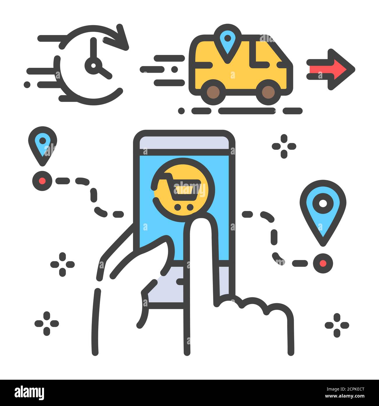 Icons Tracking Shipment