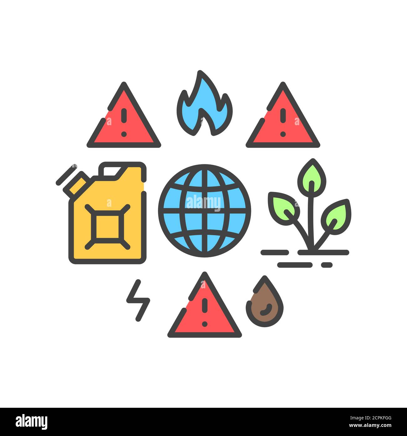 Lack of water resources Stock Vector Images - Alamy