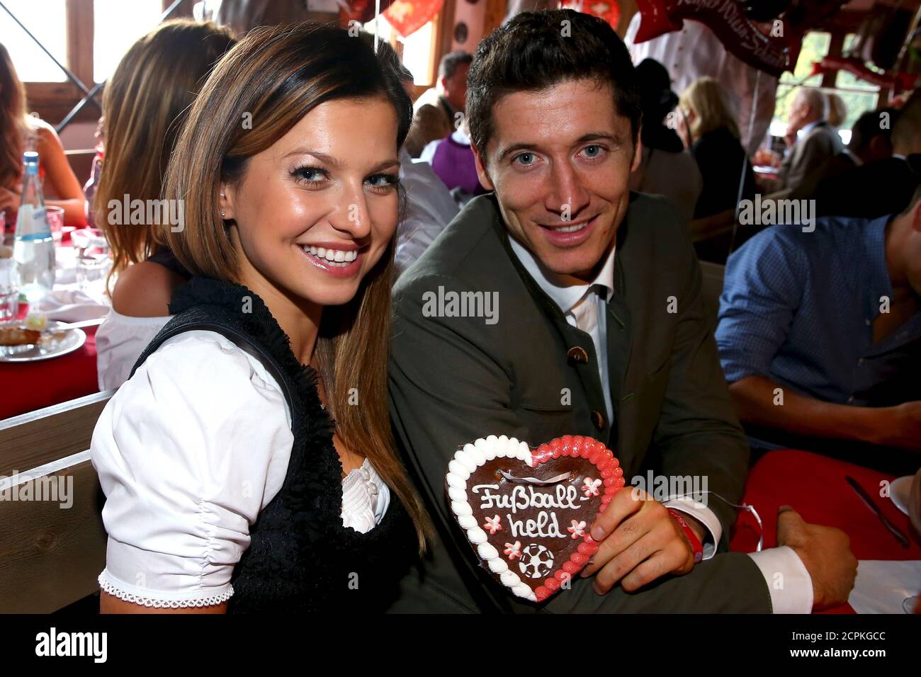 Anna stachurska and robert lewandowski hi-res stock photography and ...