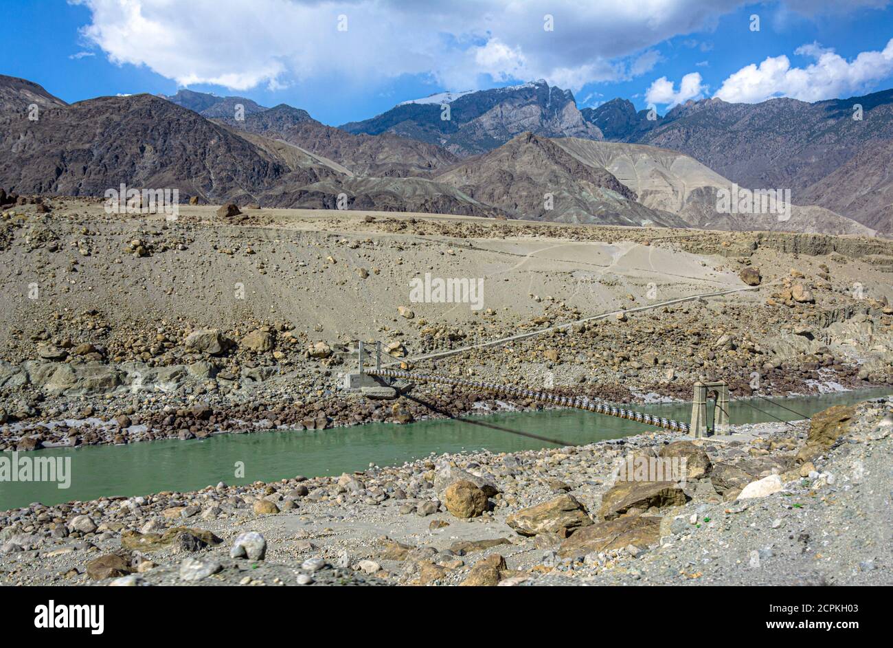 Indus valley bridge road hi-res stock photography and images - Alamy