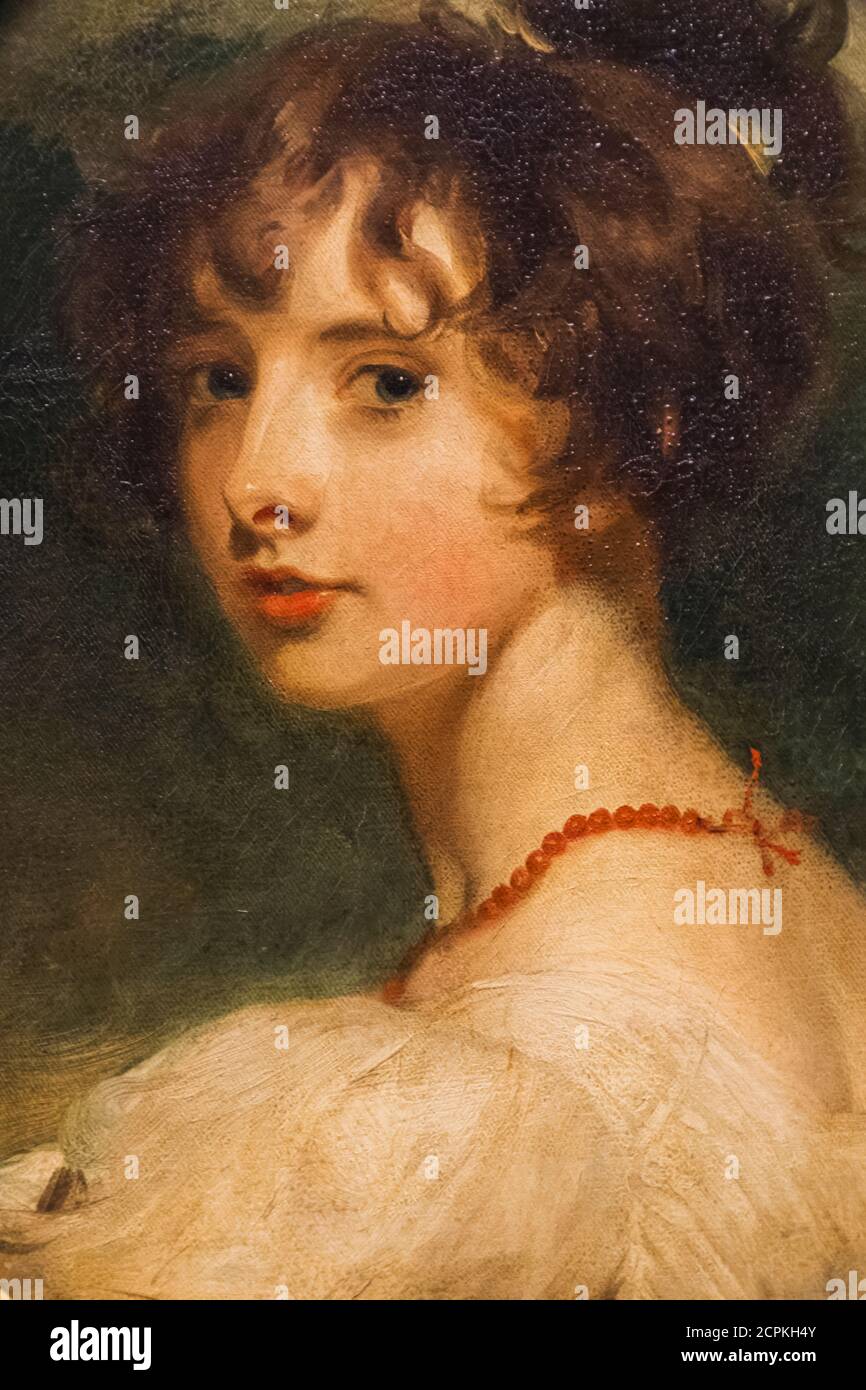Portrait of the Hon.Emily Mary Lamb by Sir Thomas Lawrence dated 1803 ...