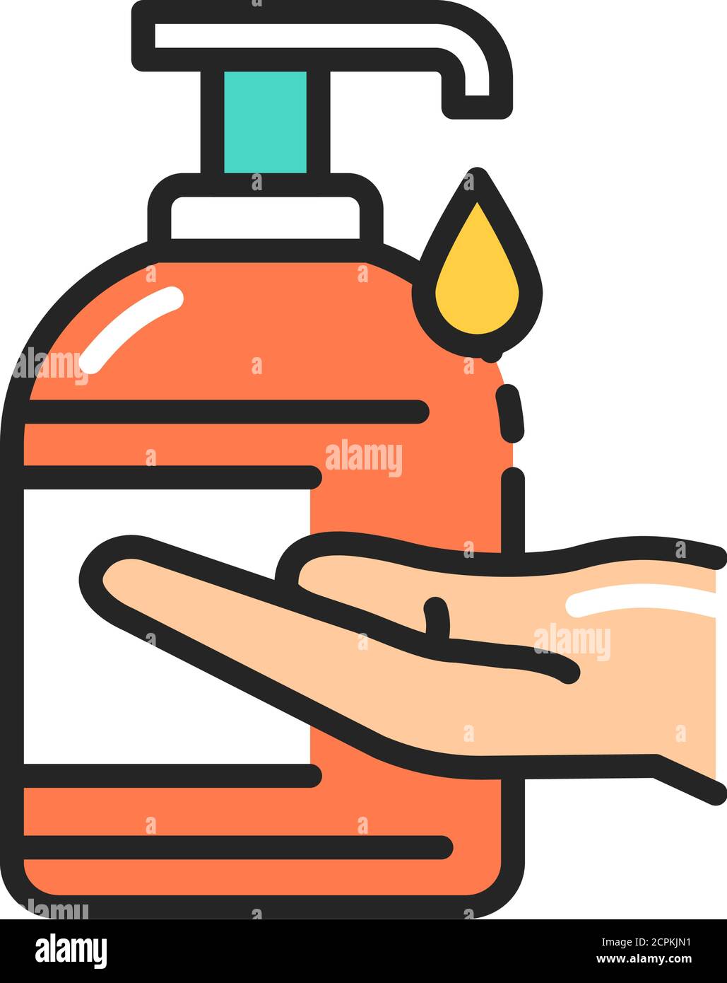 Wash hands pictogram Stock Vector Images - Alamy