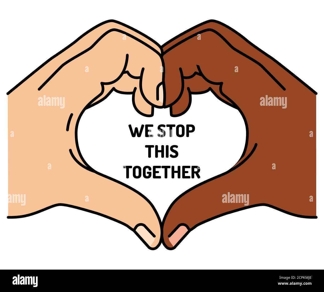 Black lives matter vector illustration. Rally or awareness campaign ...