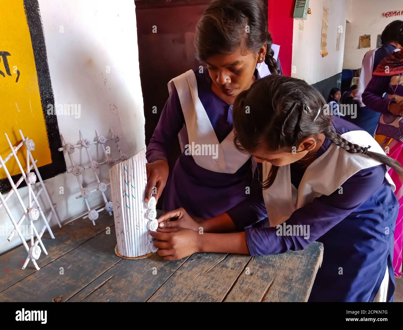 India science students hi-res stock photography and images - Alamy