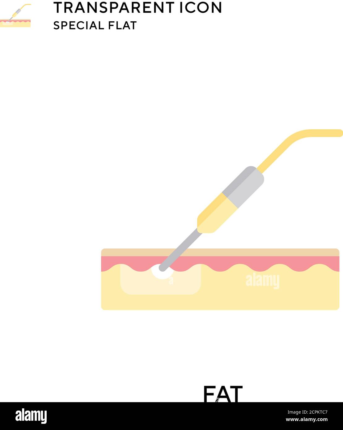 Fat vector icon. Flat style illustration. EPS 10 vector Stock Vector ...