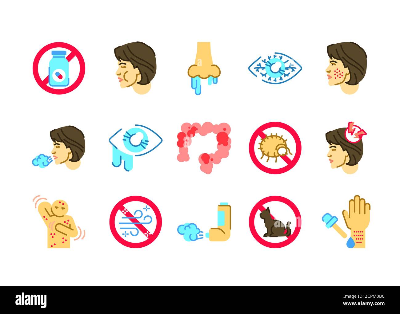 Food poisoning drawing Stock Vector Images - Alamy