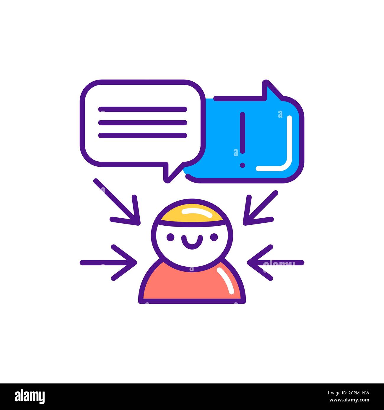 Persuasion color line icon. Soft skills. Pictogram for web, mobile app ...