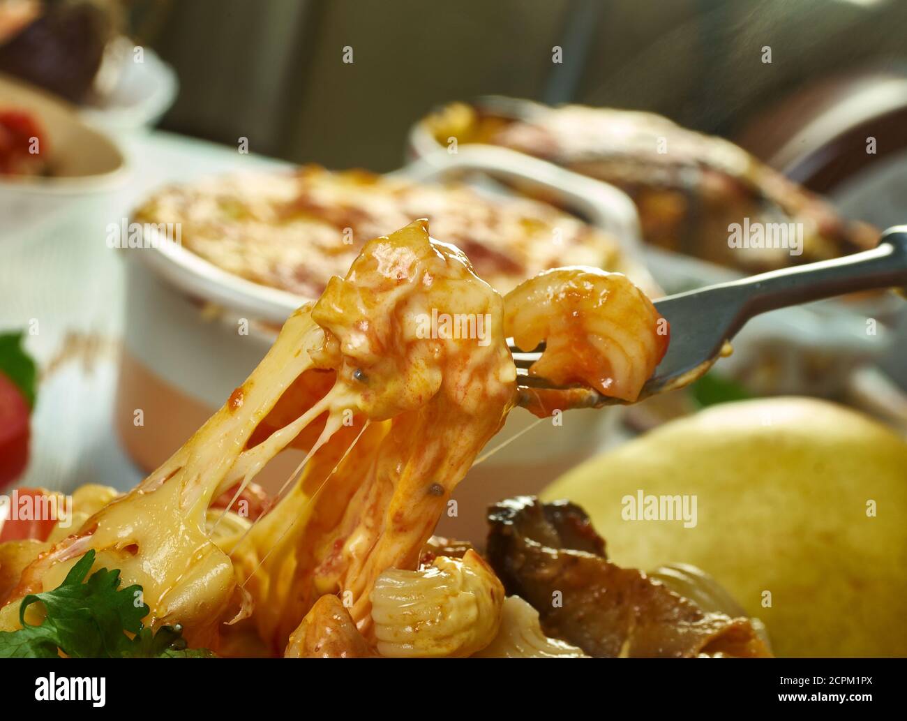 Timballo Polizzano, Sicilian cuisine, Traditional assorted Italy dishes ...