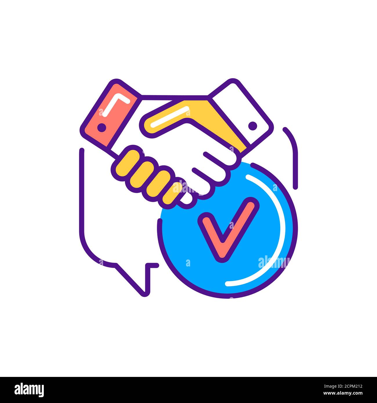 Work ethic color line icon. Business deal. Soft skills. Pictogram for ...