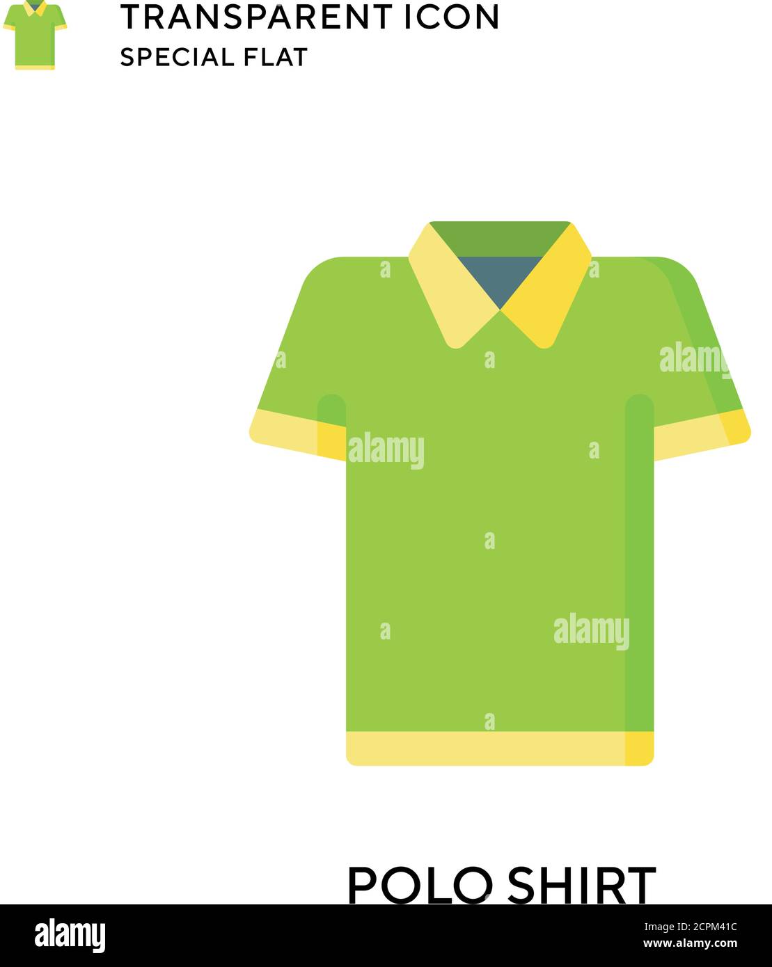 Polo shirt vector icon. Flat style illustration. EPS 10 vector Stock ...