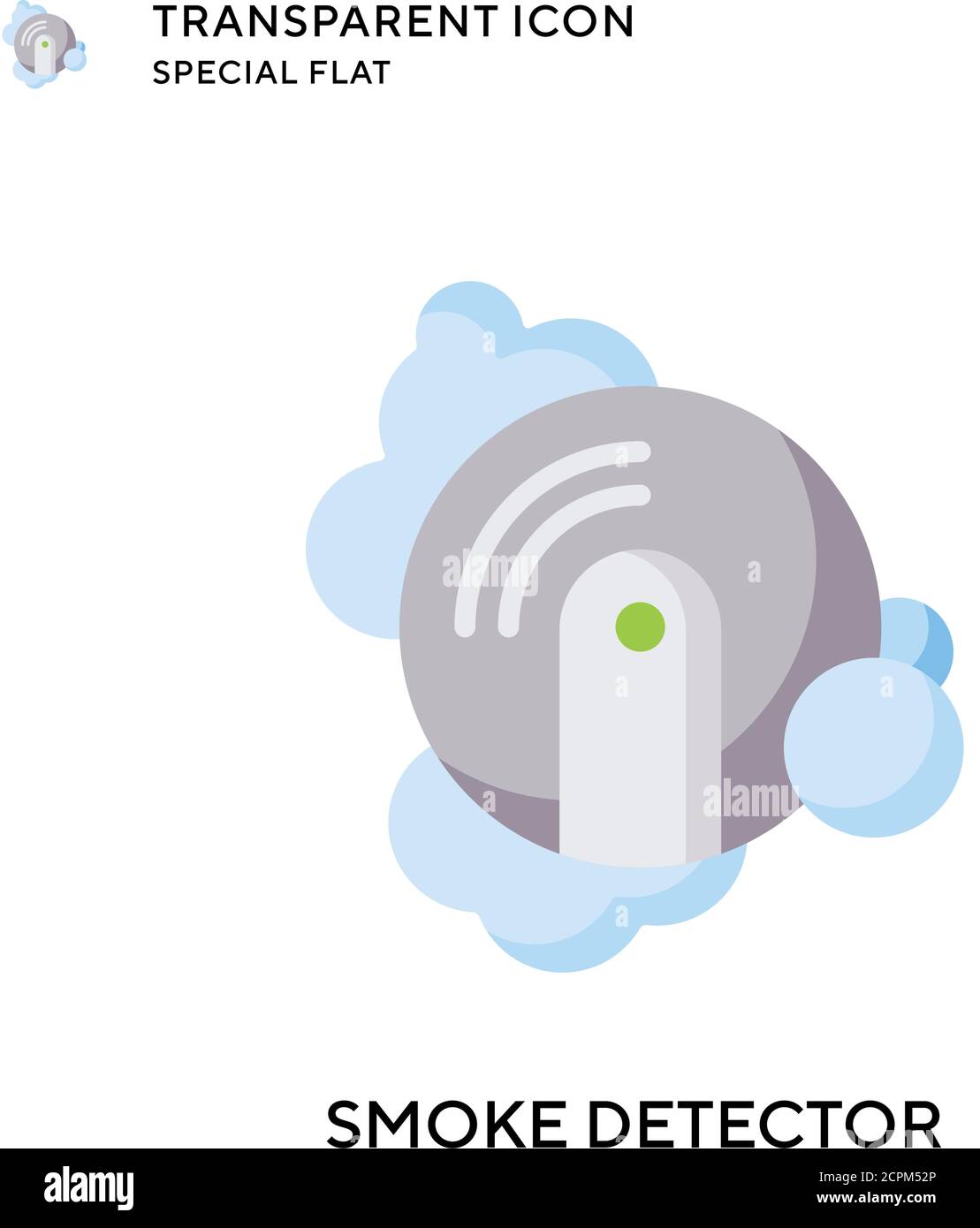 Installing smoke detector Stock Vector Images - Alamy