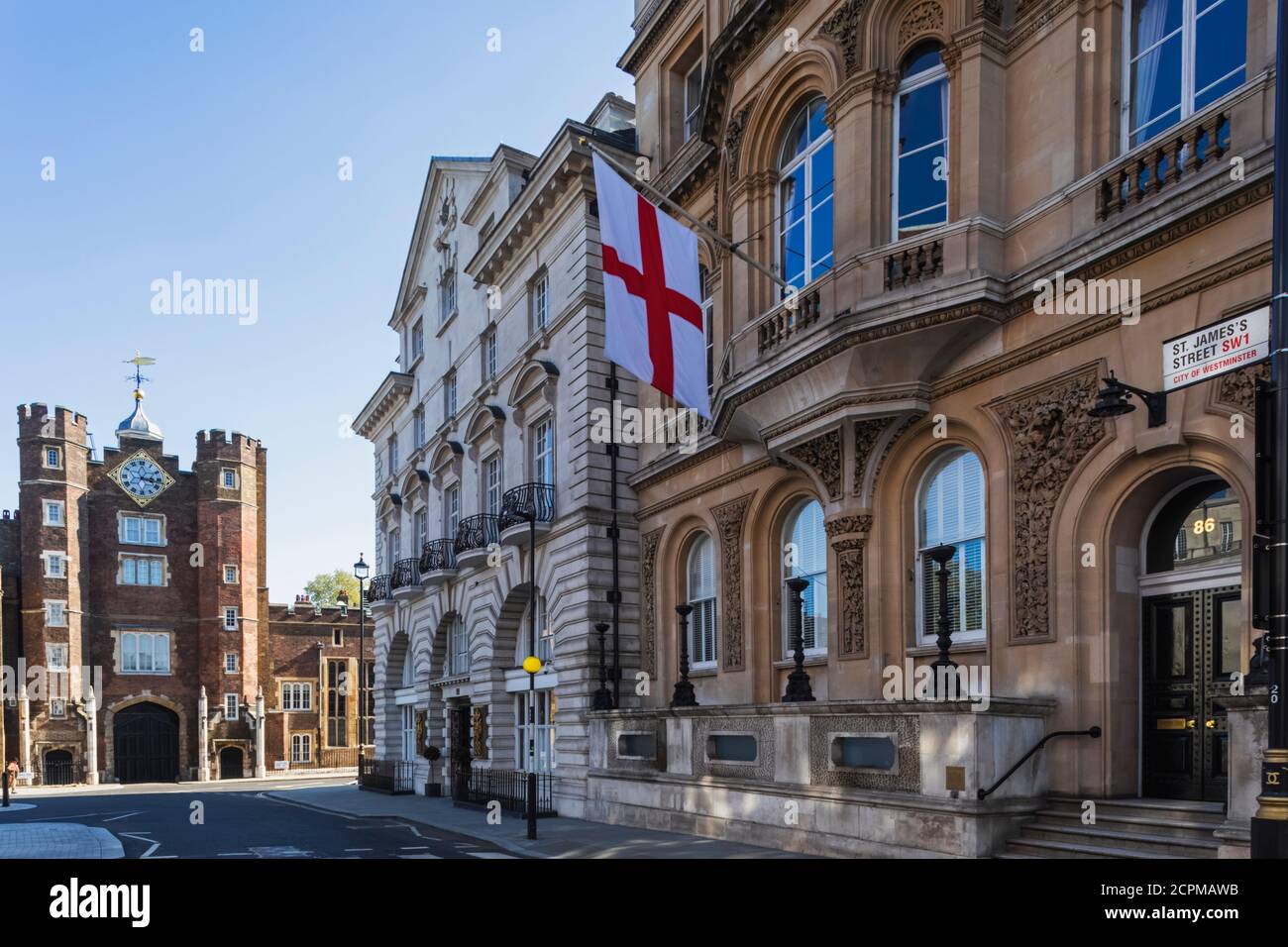 England, London, Westminster, St.James's, St.James's Street and St ...