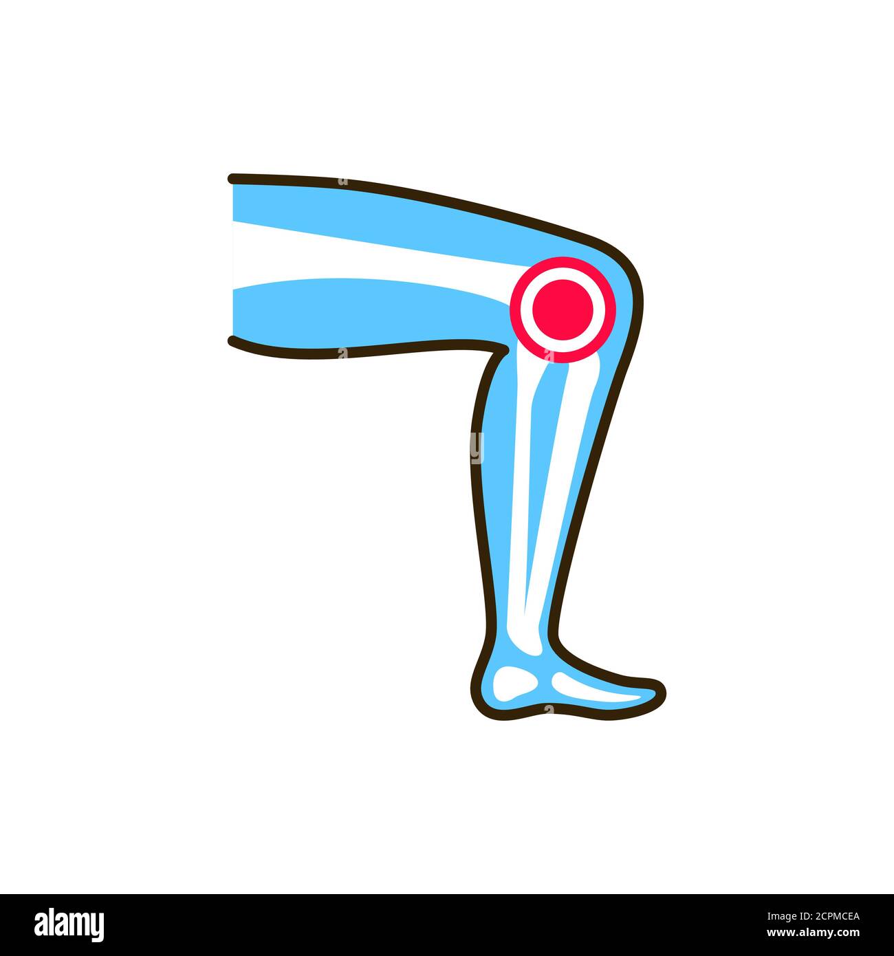 Knee joint drawing hi-res stock photography and images - Alamy