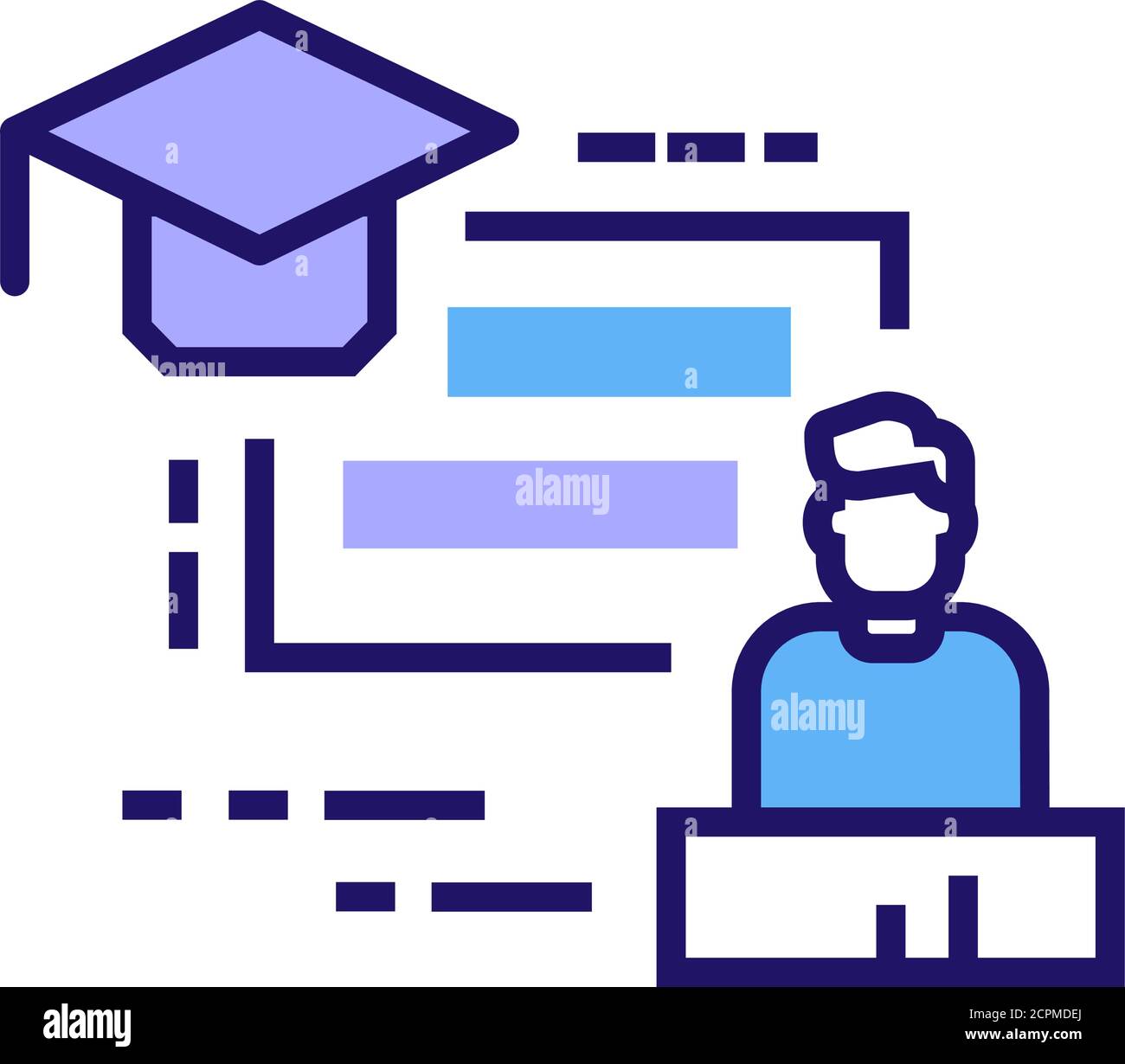 Training seminar color line icon. Tutor, educator, teacher. Group ...