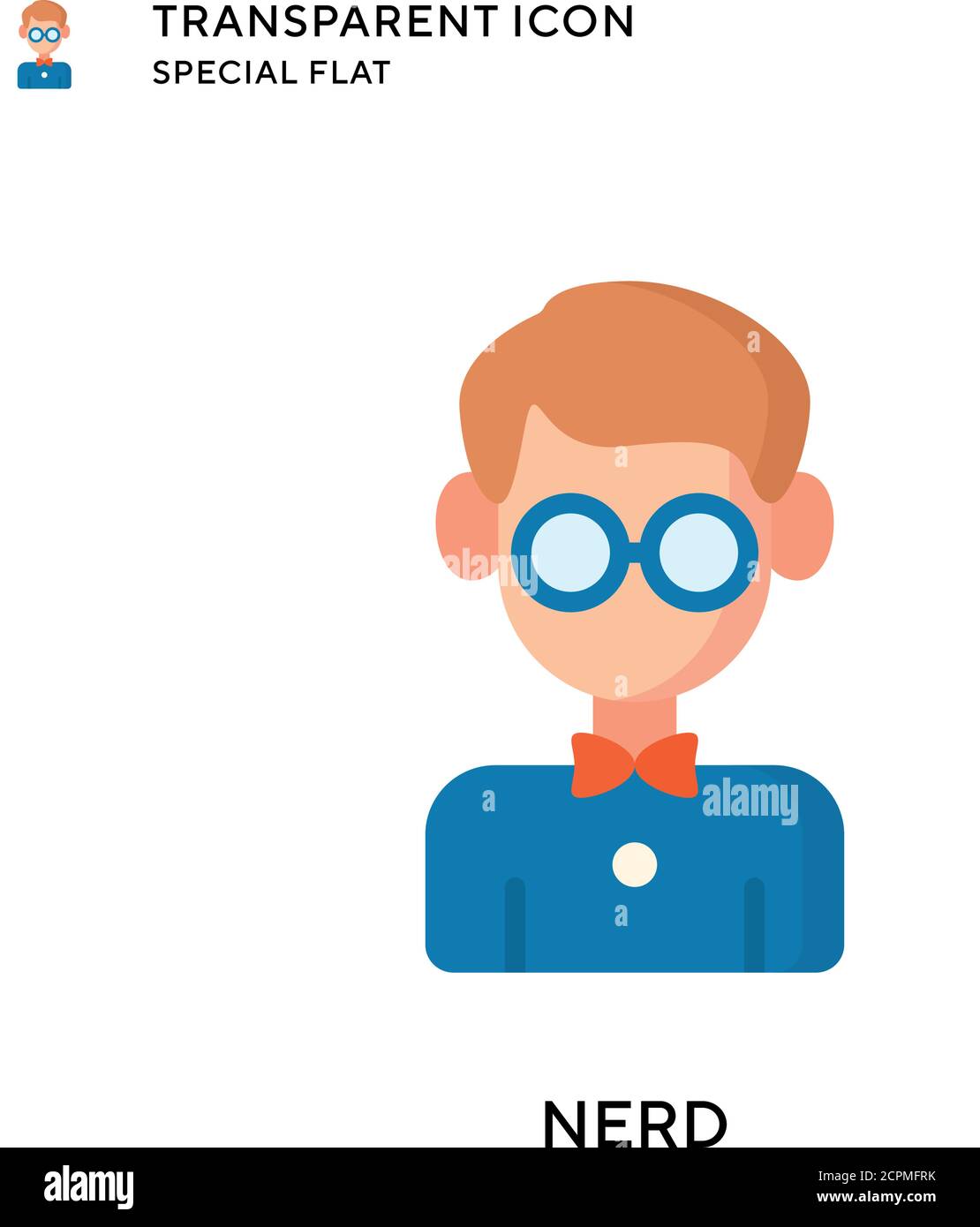 Nerdy man illustration Stock Vector Images - Alamy