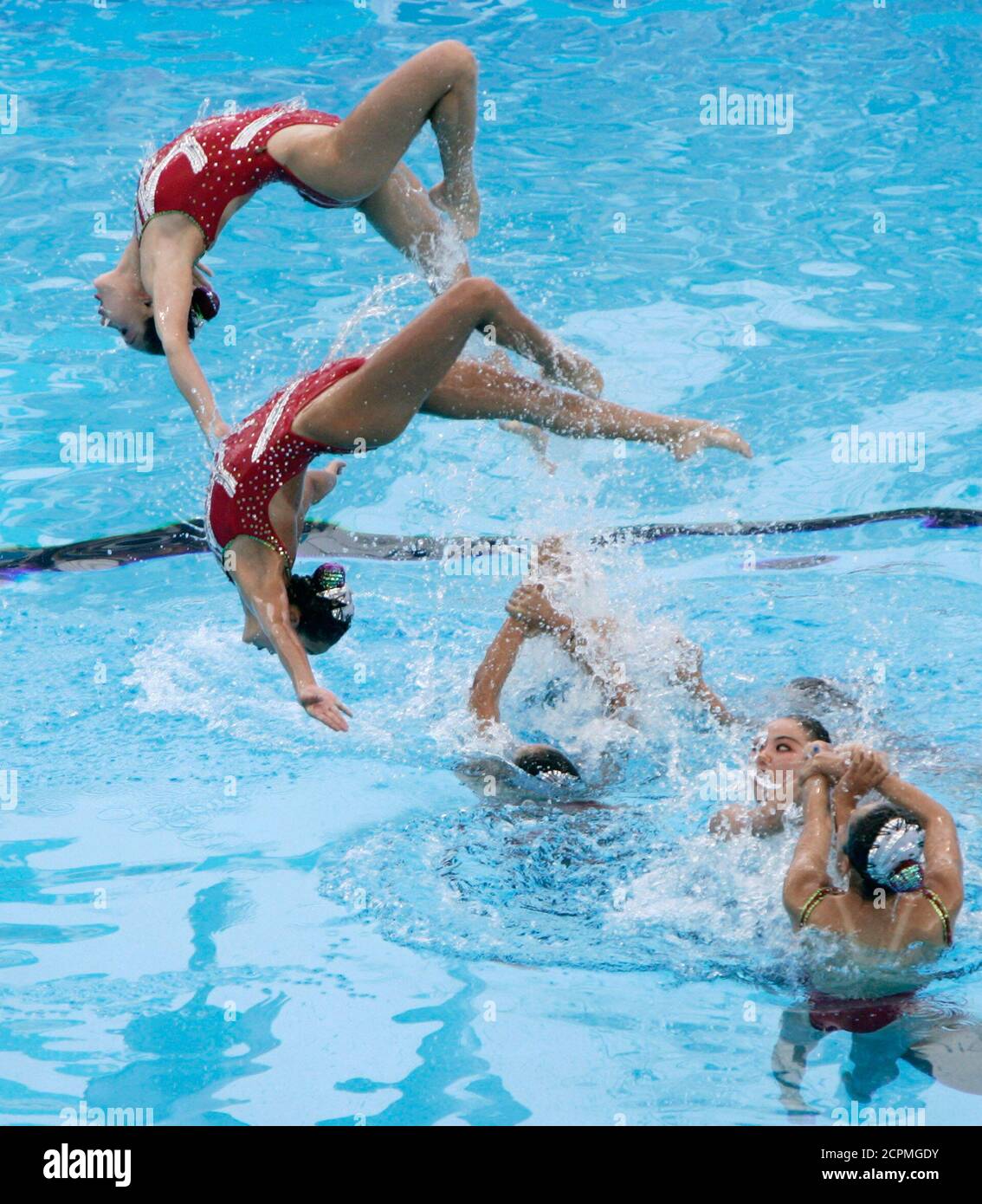 Synchronized Swimming Korea High Resolution Stock Photography and ...