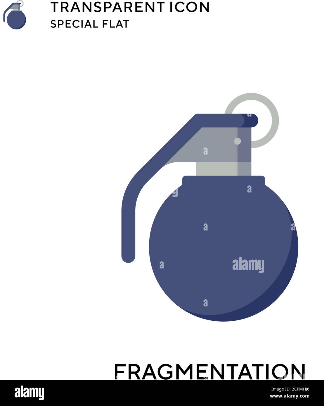 Fragmentation vector icon. Flat style illustration. EPS 10 vector Stock ...